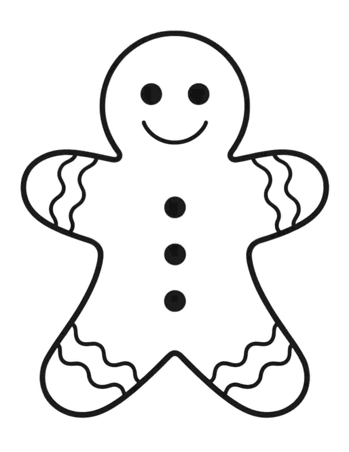 17 Gingerbread Man Coloring Pages – My Coloring Spot