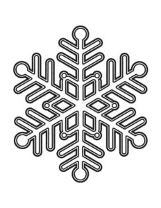 17 Snow Flake Coloring Pages – My Coloring Spot