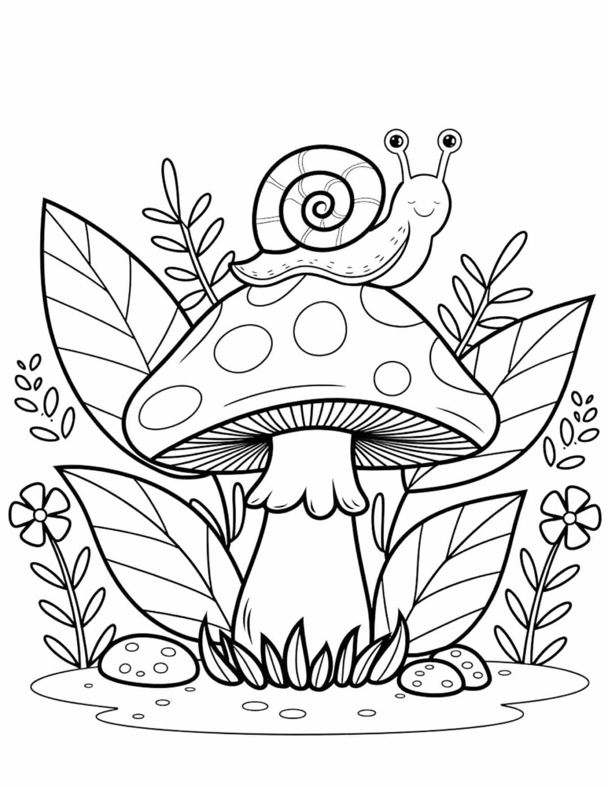 11 Slithering Snail Coloring Pages – My Coloring Spot
