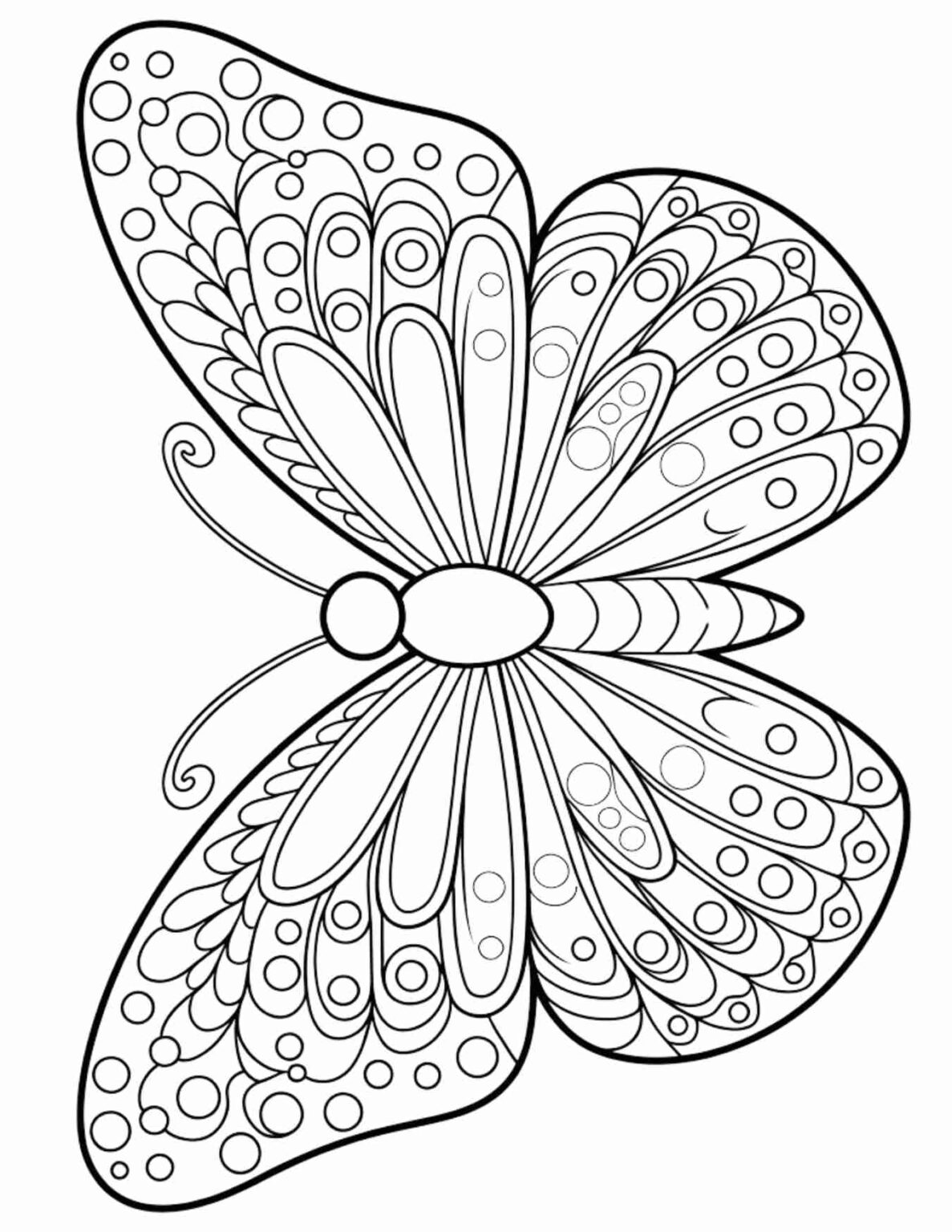 28 Gorgeous Butterfly Coloring Pages – My Coloring Spot