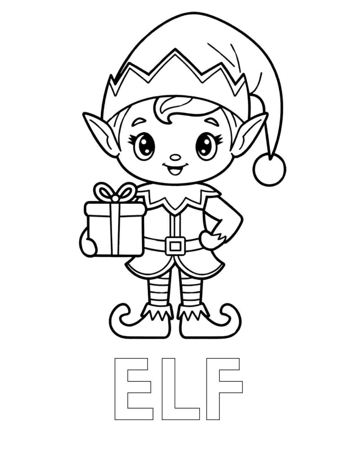 Christmas Alphabet Printable Coloring Pages – My Coloring Spot