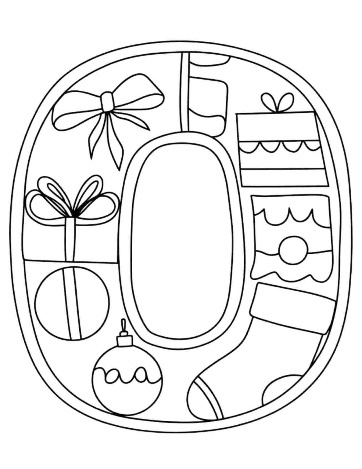 Christmas Alphabet Printable Coloring Pages – My Coloring Spot