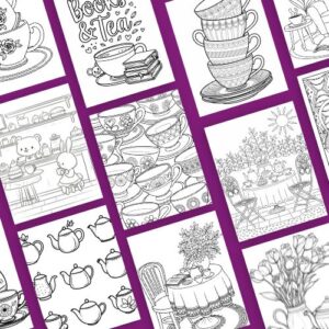 37 Tea Coloring Pages: Free Printables for Relaxing Moments – My ...