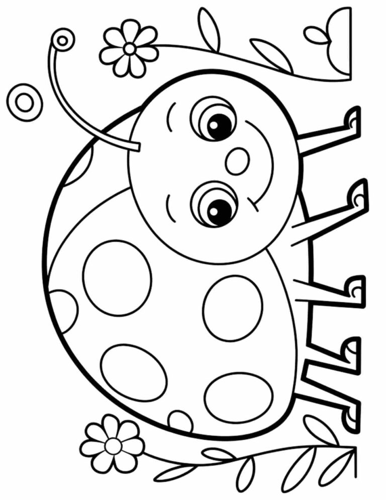 18 Ladybug Coloring Pages – My Coloring Spot