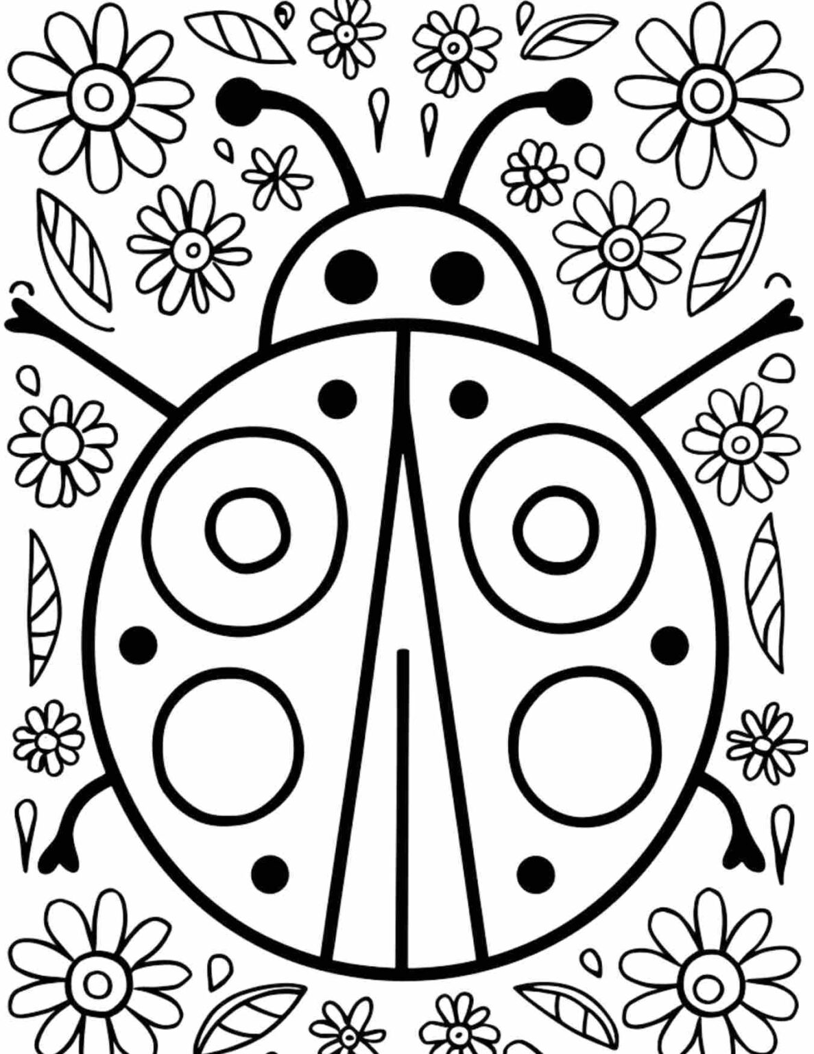 18 Ladybug Coloring Pages – My Coloring Spot