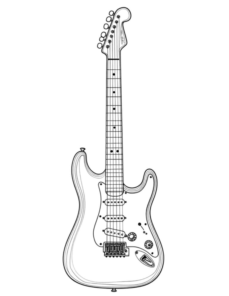 43 Free Music Coloring Sheets for All Music Lovers (PDFs) – My Coloring ...