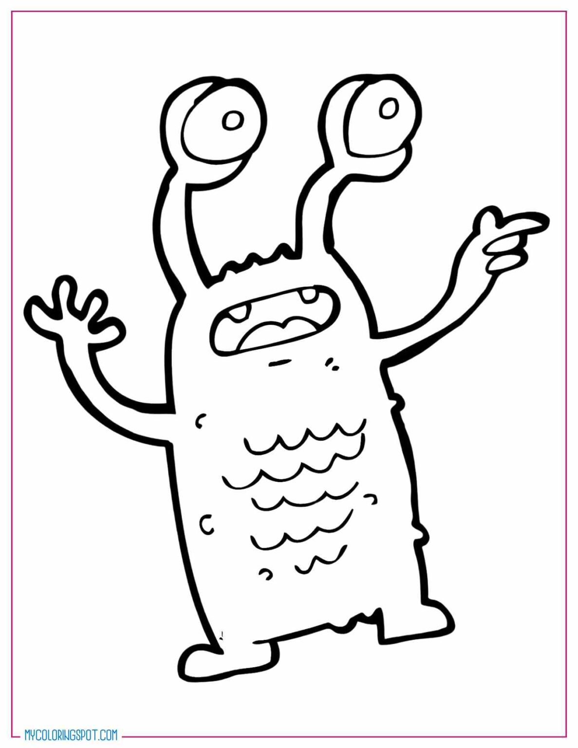 40+ Alien Coloring Pages for Out-of-This-World Fun – My Coloring Spot