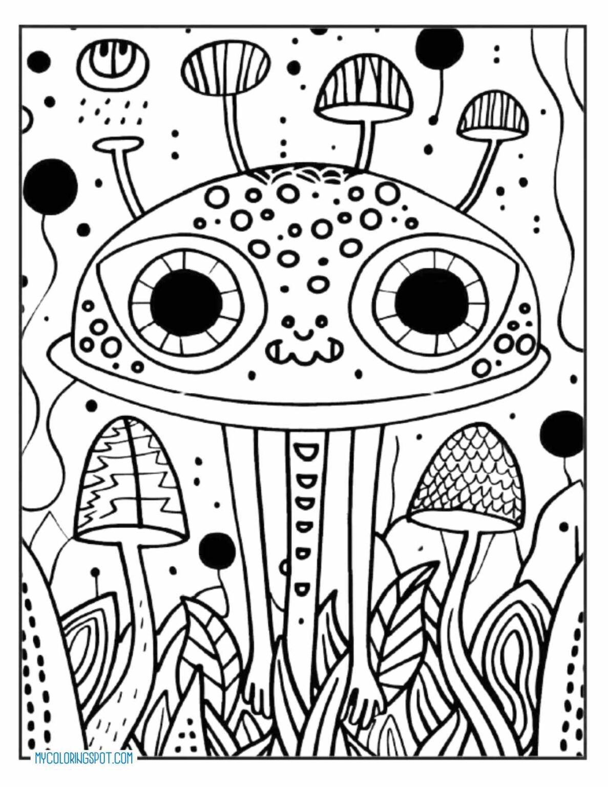 40+ Alien Coloring Pages for Out-of-This-World Fun – My Coloring Spot