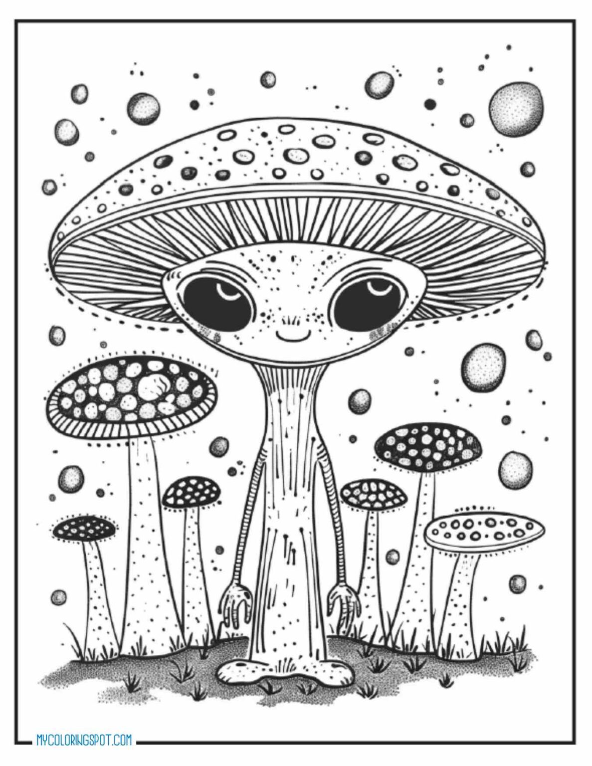 40+ Alien Coloring Pages for Out-of-This-World Fun – My Coloring Spot