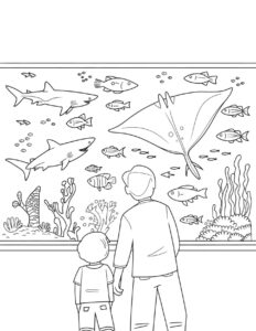 Printable Aquarium Coloring Pages – 11 Free Designs to Download – My ...