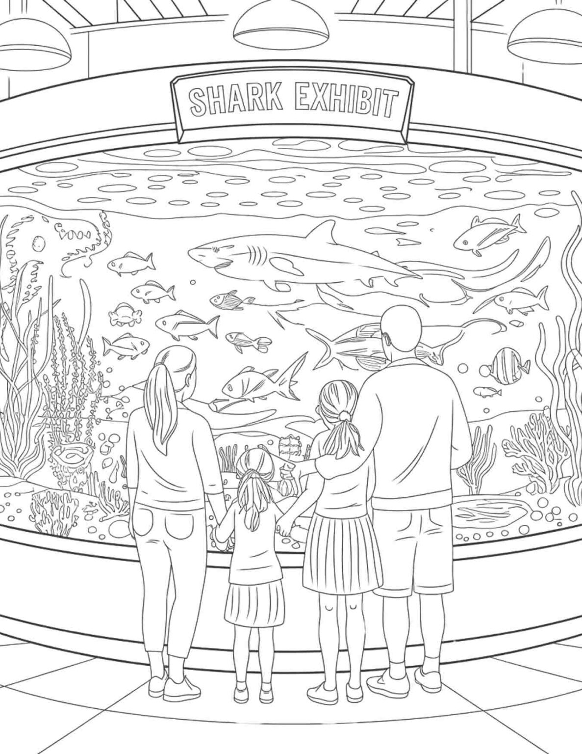 Printable Aquarium Coloring Pages – 11 Free Designs to Download – My ...
