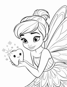 30 Whimsical Fairy Coloring Pages (Free PDF Printables) – My Coloring Spot