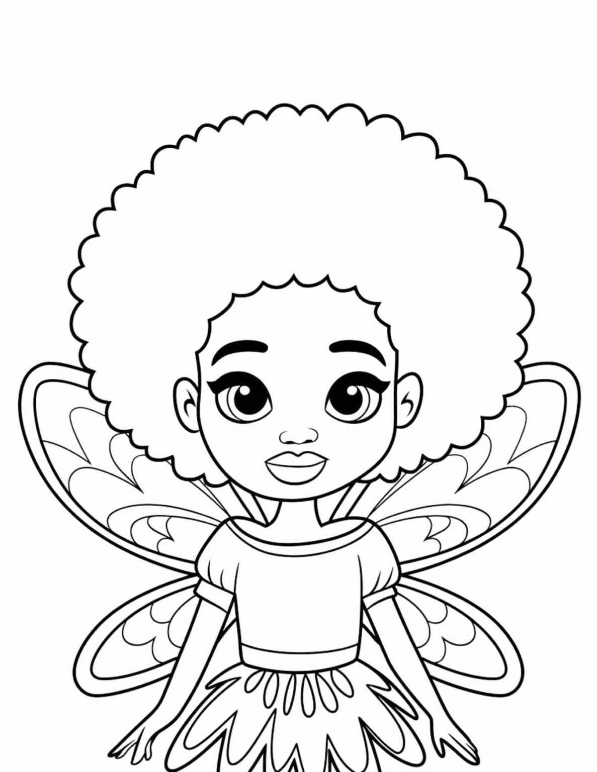 30 Whimsical Fairy Coloring Pages (Free PDF Printables) – My Coloring Spot