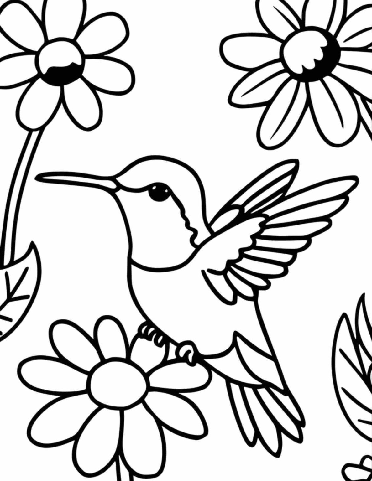 22 Hummingbird Coloring Pages for Nature Lovers (Free PDF Printables ...