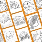 Download 10 Adorable Manatee Coloring Pages – Free Printables for All ...