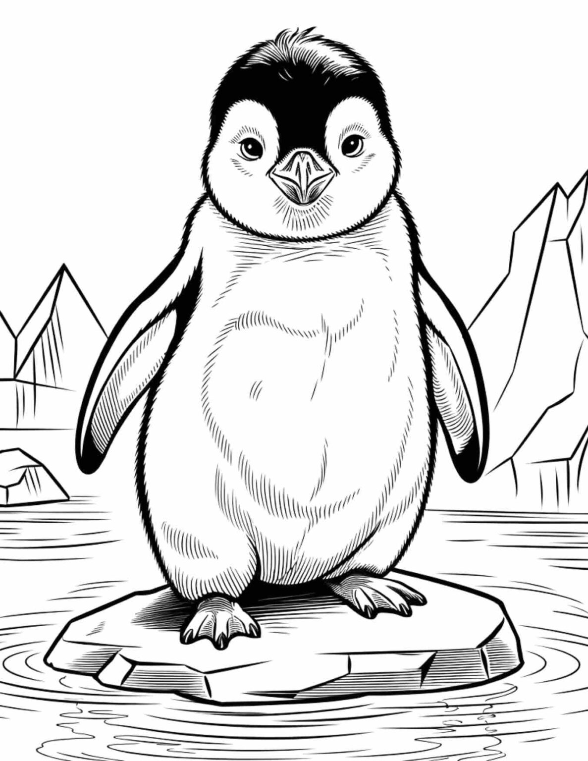 25 Amazing Penguin Coloring Pages – My Coloring Spot