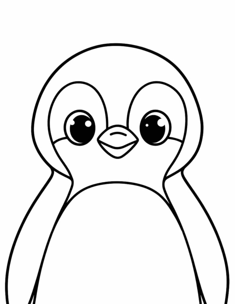 25 Amazing Penguin Coloring Pages – My Coloring Spot