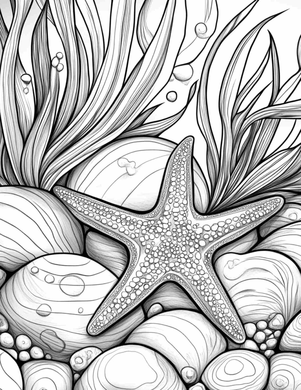18 Friendly Starfish Coloring Pages for Kids and Adults – My Coloring Spot