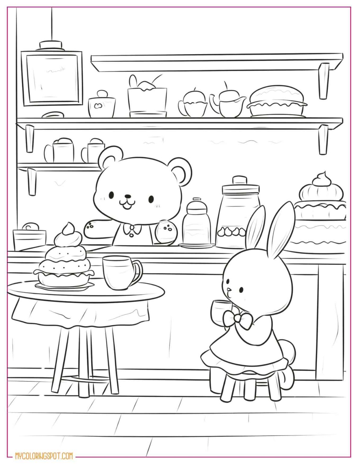 37 Tea Coloring Pages: Free Printables for Relaxing Moments – My ...