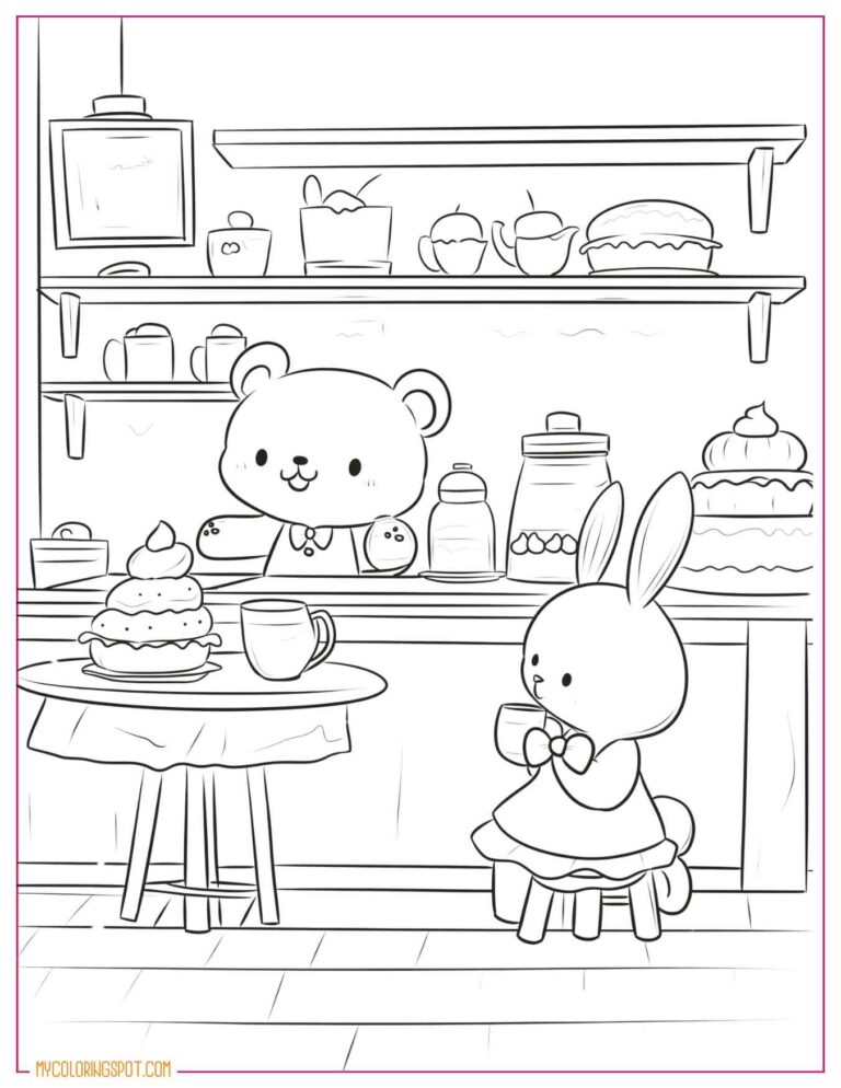 37 Tea Coloring Pages: Free Printables for Relaxing Moments – My ...