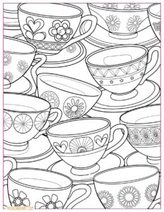 37 Tea Coloring Pages: Free Printables for Relaxing Moments – My ...