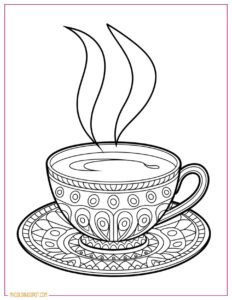 37 Tea Coloring Pages: Free Printables for Relaxing Moments – My ...