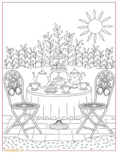 37 Tea Coloring Pages: Free Printables for Relaxing Moments – My ...