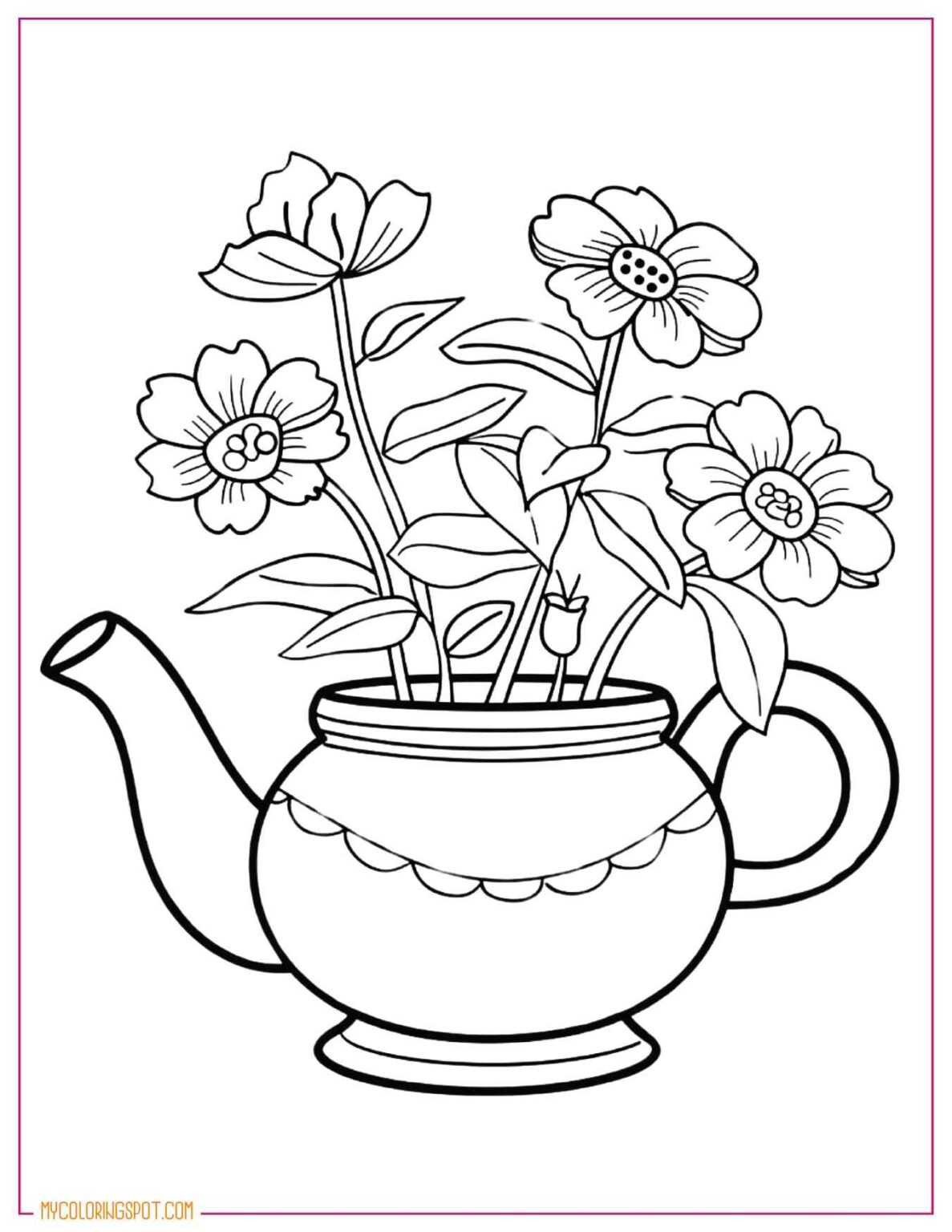37 Tea Coloring Pages: Free Printables for Relaxing Moments – My ...