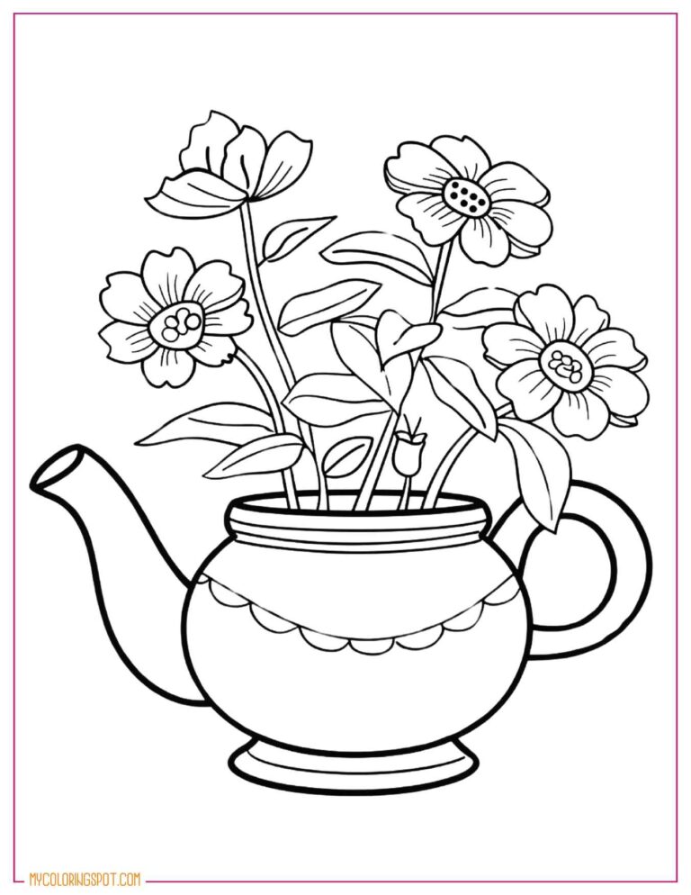 37 Tea Coloring Pages: Free Printables for Relaxing Moments – My ...