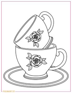 37 Tea Coloring Pages: Free Printables for Relaxing Moments – My ...