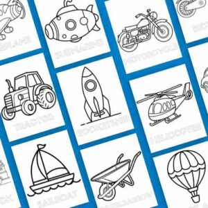 45+ Transportation Coloring Pages – My Coloring Spot