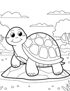 18 Fun Turtle Coloring Pages for Everyone (Free PDF Printables) – My ...