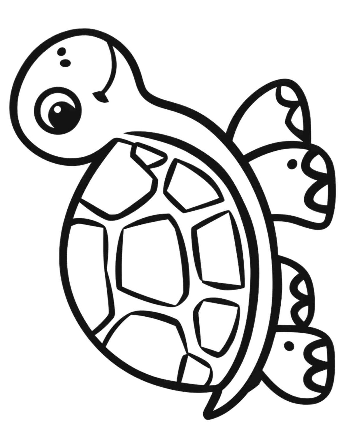 18 Fun Turtle Coloring Pages for Everyone (Free PDF Printables) – My ...