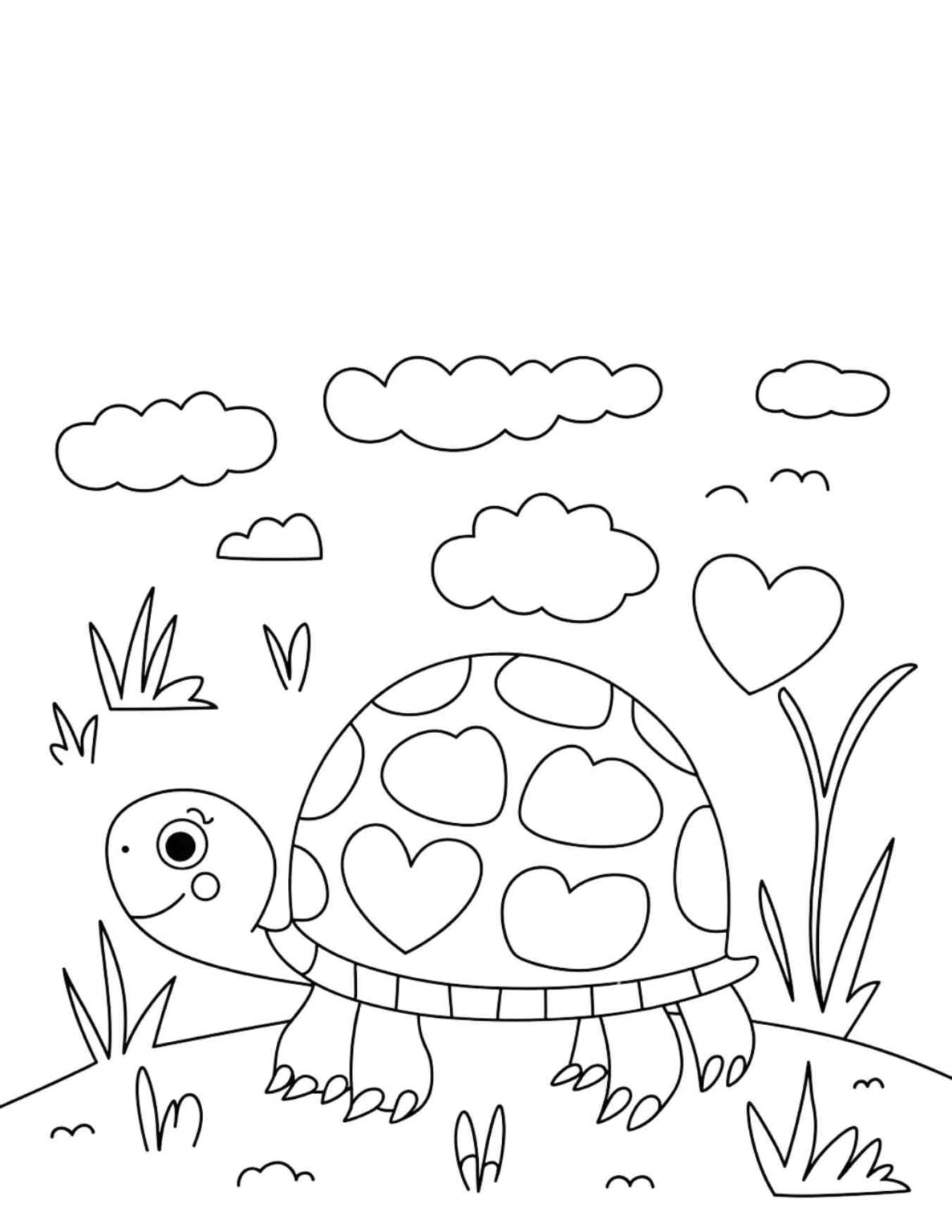 18 Fun Turtle Coloring Pages for Everyone (Free PDF Printables) – My ...