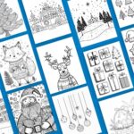 42 Free Doodle Christmas Printables for a Festive Holiday – My Coloring ...