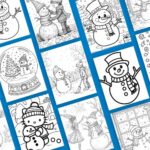 25 Free Snowman Coloring Pages for Kids and Adults This Winter – My ...