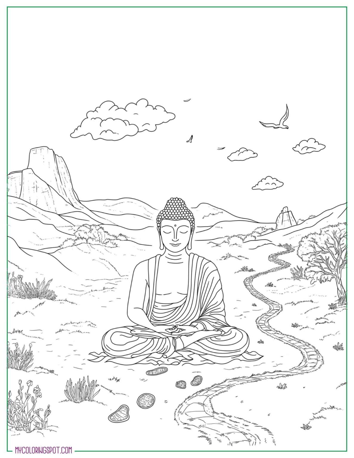 23 Free Mindfulness Coloring Pages to Relax and Recenter – My Coloring Spot