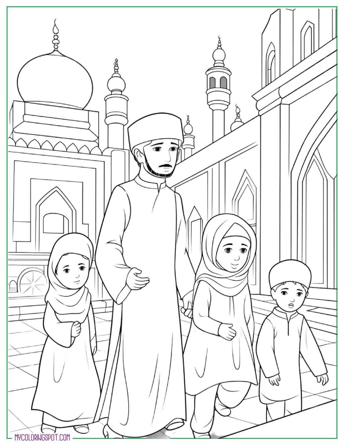 39 Ramadan Coloring Pages for Festive and Relaxing Fun – My Coloring Spot