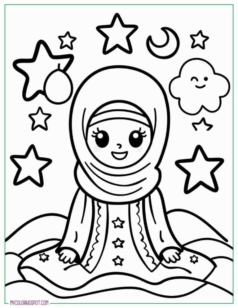39 Ramadan Coloring Pages for Festive and Relaxing Fun – My Coloring Spot