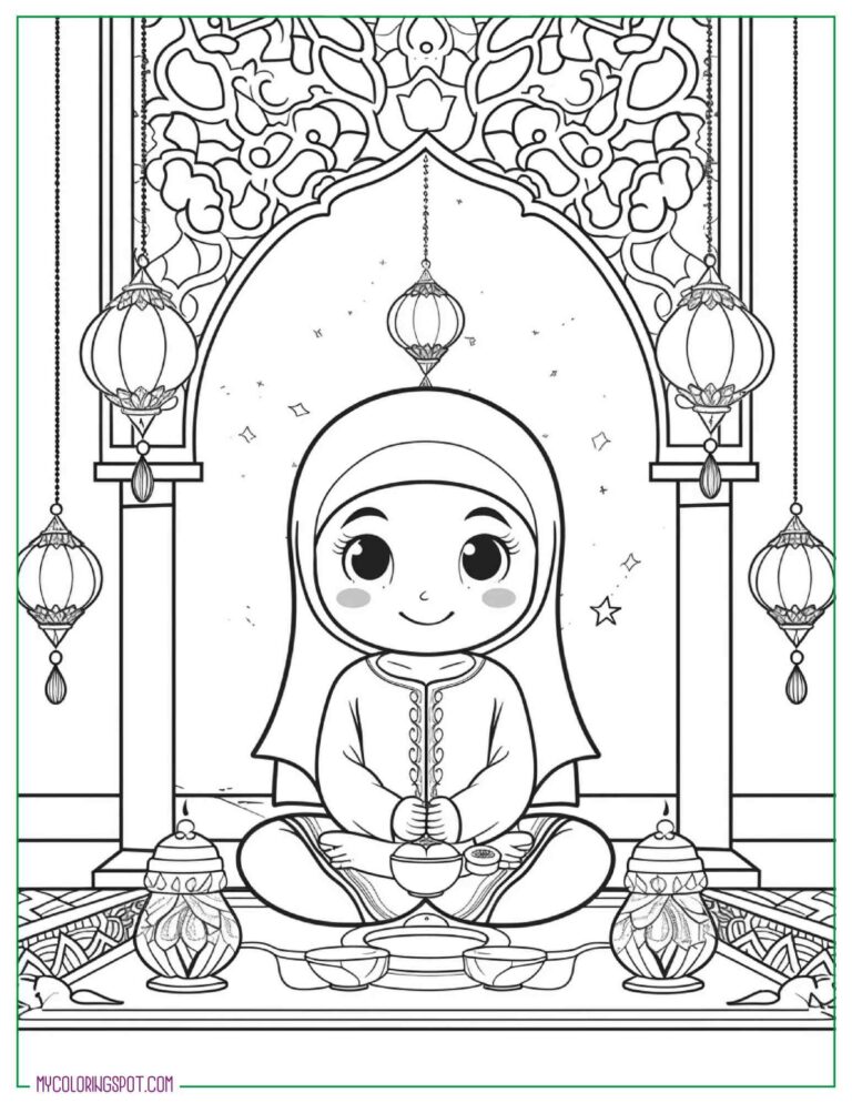 39 Ramadan Coloring Pages for Festive and Relaxing Fun – My Coloring Spot