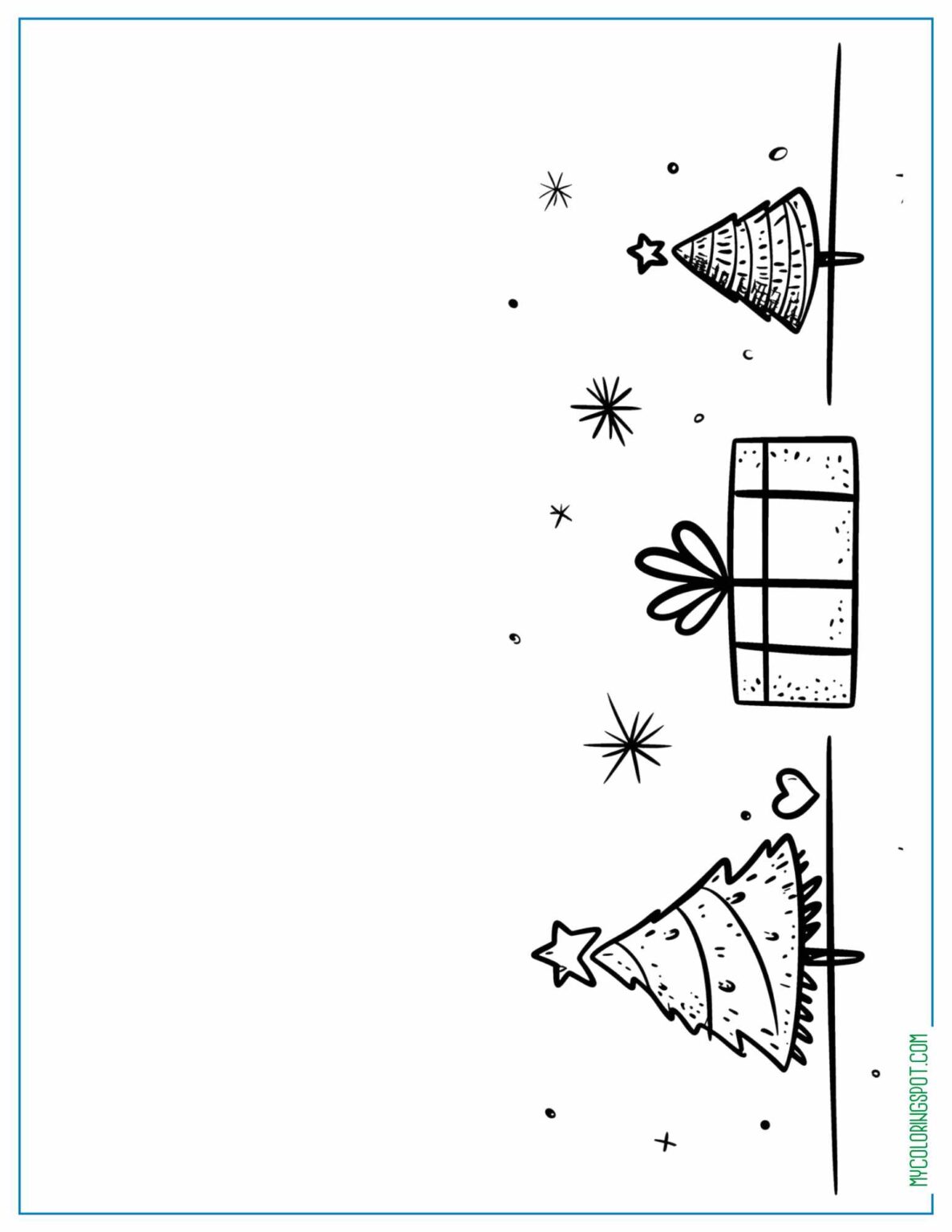 42 Free Doodle Christmas Printables for a Festive Holiday – My Coloring ...