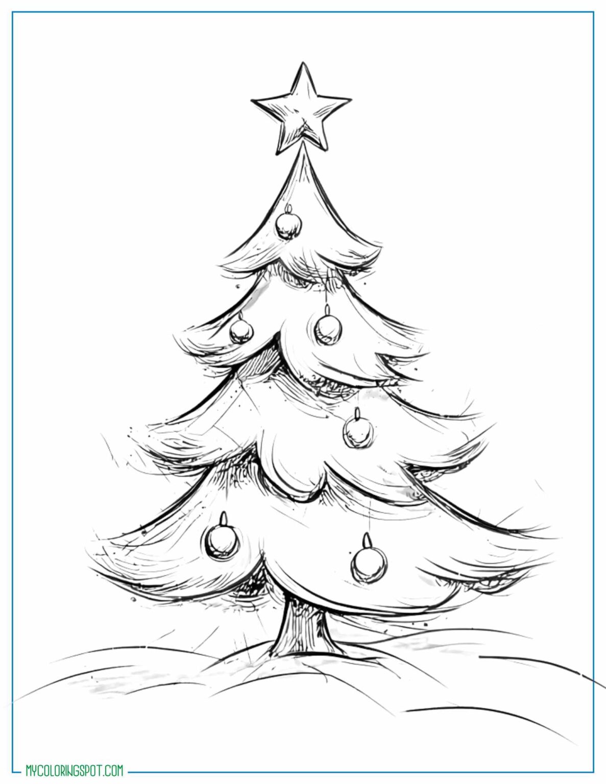 42 Free Doodle Christmas Printables for a Festive Holiday – My Coloring ...