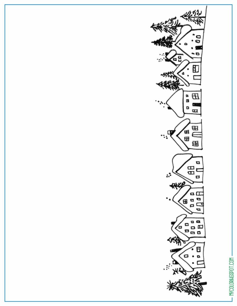 42 Free Doodle Christmas Printables for a Festive Holiday – My Coloring ...