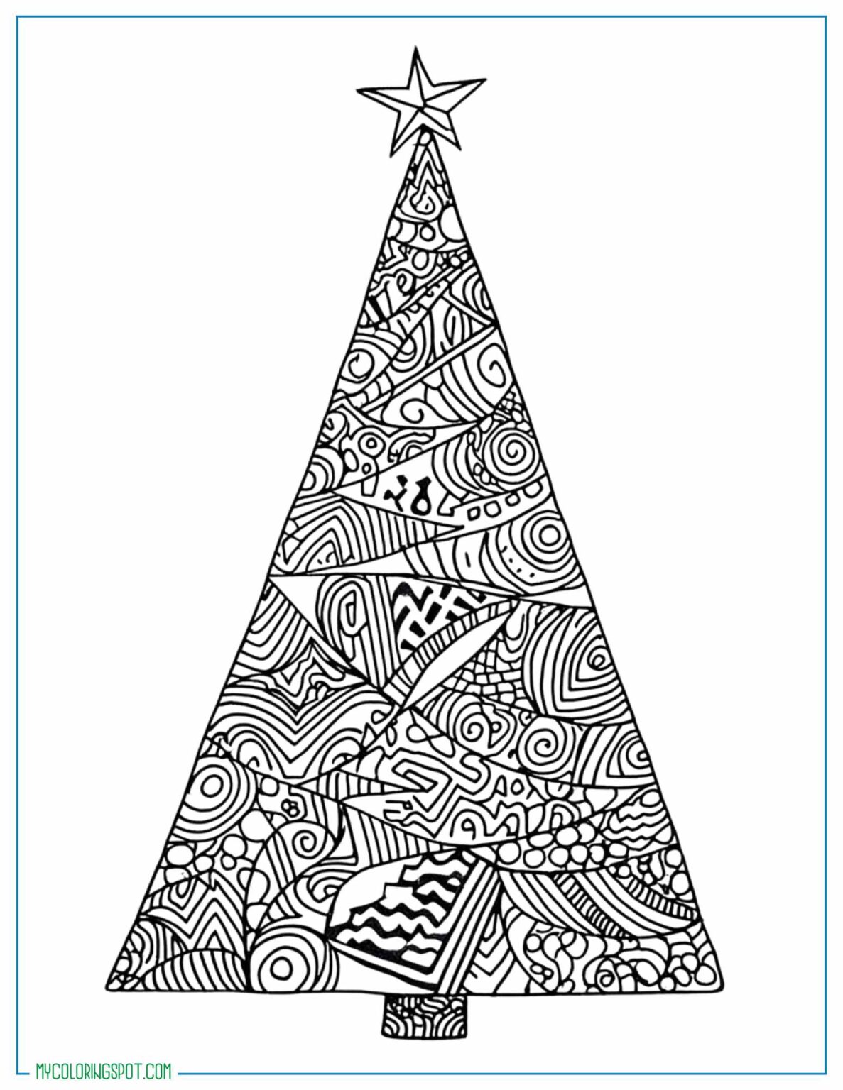 42 Free Doodle Christmas Printables for a Festive Holiday – My Coloring ...