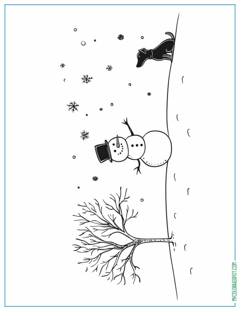 42 Free Doodle Christmas Printables for a Festive Holiday – My Coloring ...