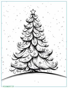 42 Free Doodle Christmas Printables for a Festive Holiday – My Coloring ...