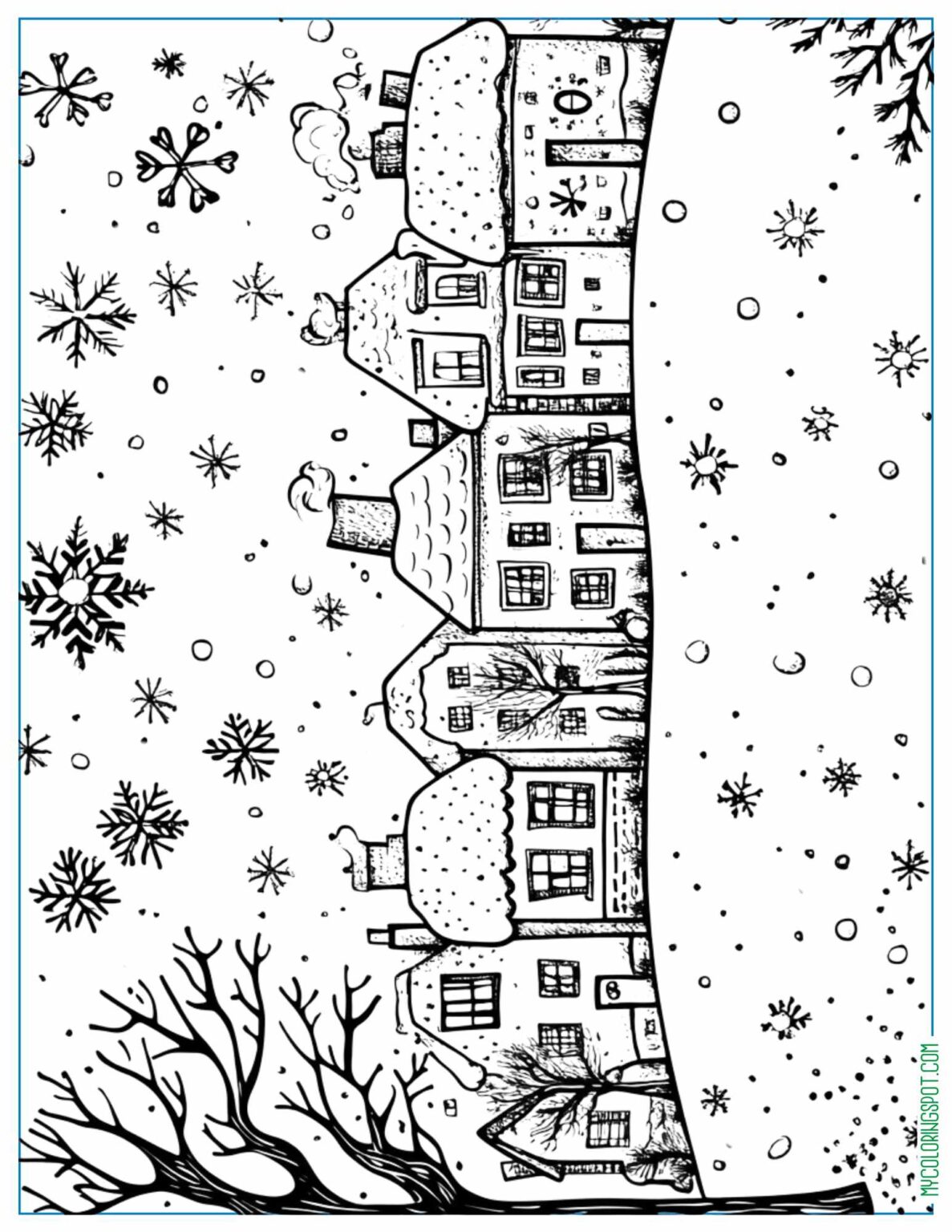 42 Free Doodle Christmas Printables for a Festive Holiday – My Coloring ...