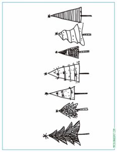 42 Free Doodle Christmas Printables for a Festive Holiday – My Coloring ...