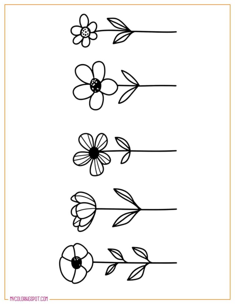 28 Free Coloring Pages for a Spring Burst of Creativity – My Coloring Spot
