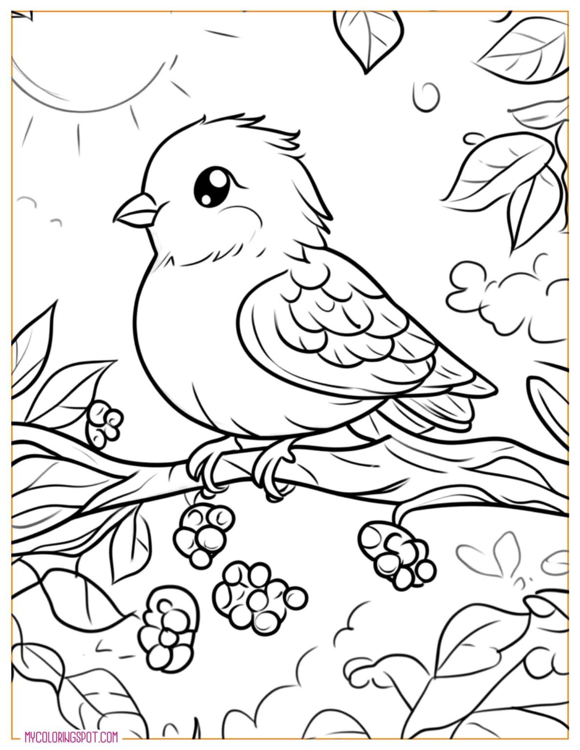 28 Free Coloring Pages for a Spring Burst of Creativity – My Coloring Spot
